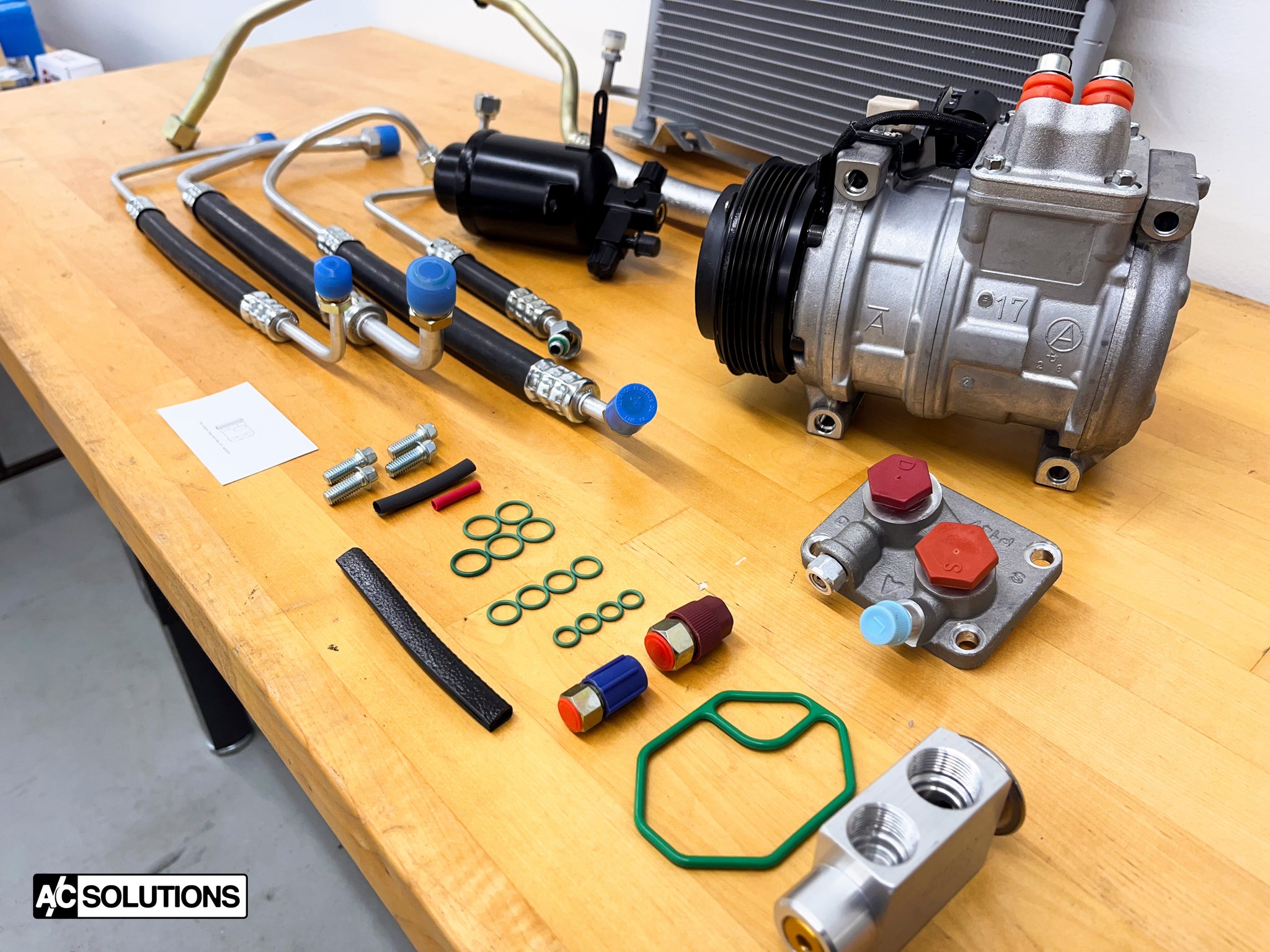 A/C Solutions plug-and-play R134a Sanden conversion