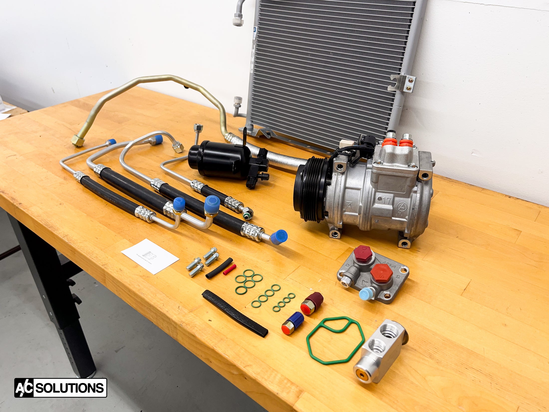 A/C Solutions plug-and-play R134a Sanden conversion