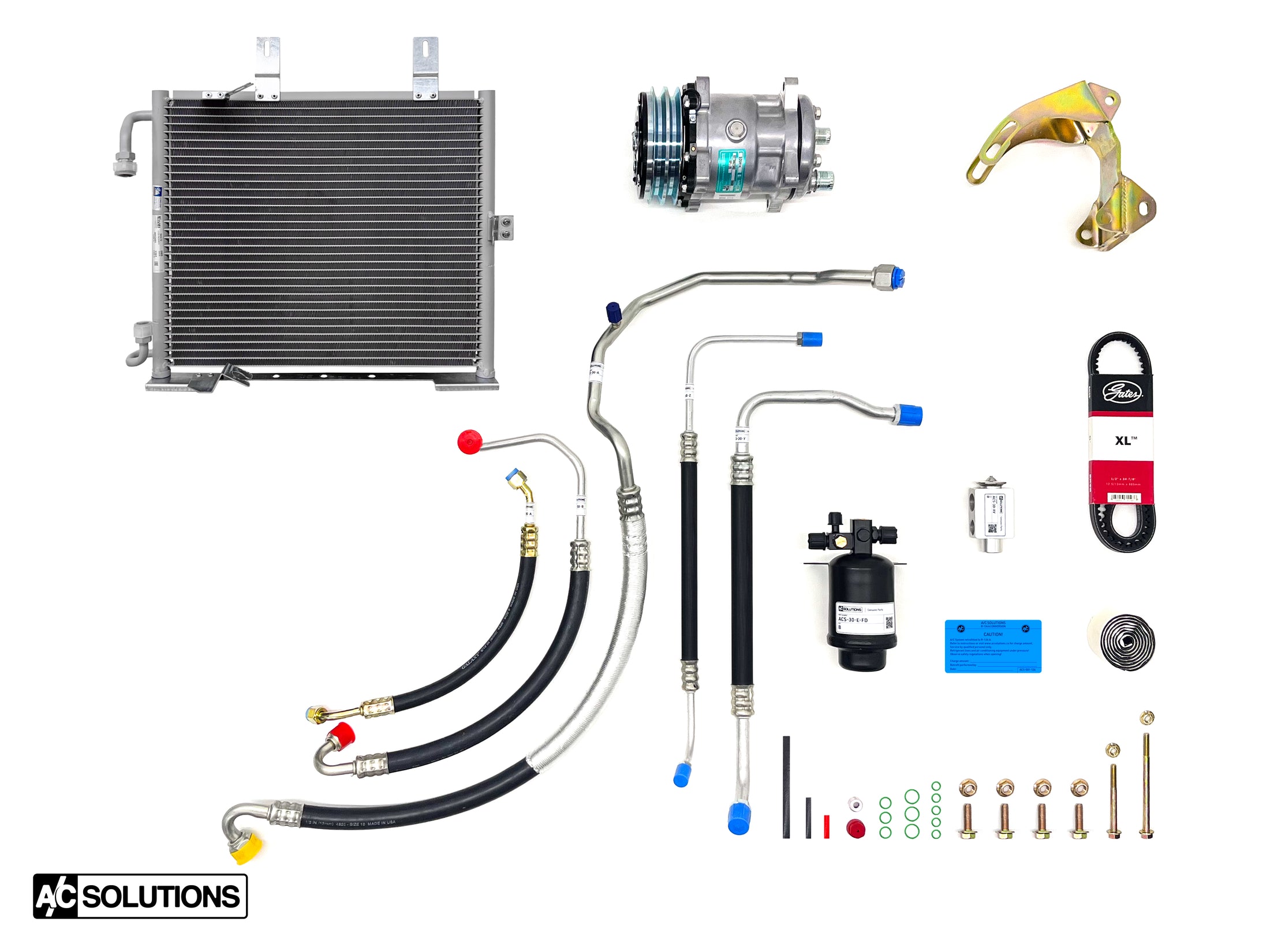A/C Solutions plug-and-play R134a Sanden conversion